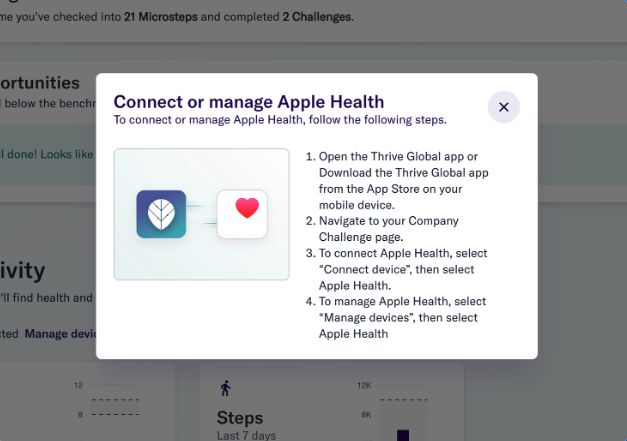Connecting Your Health and Fitness Apps with Thrive – Thrive Global FAQ