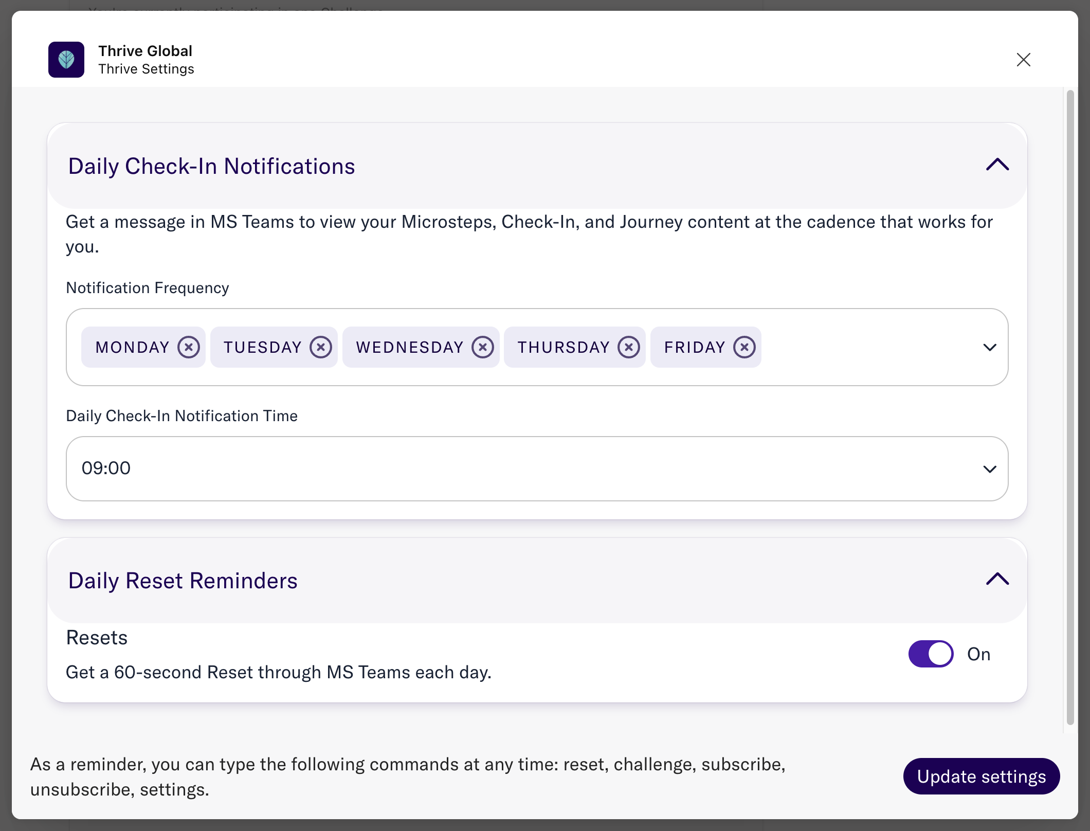 Adjust Your Communication Preferences – Thrive Global FAQ