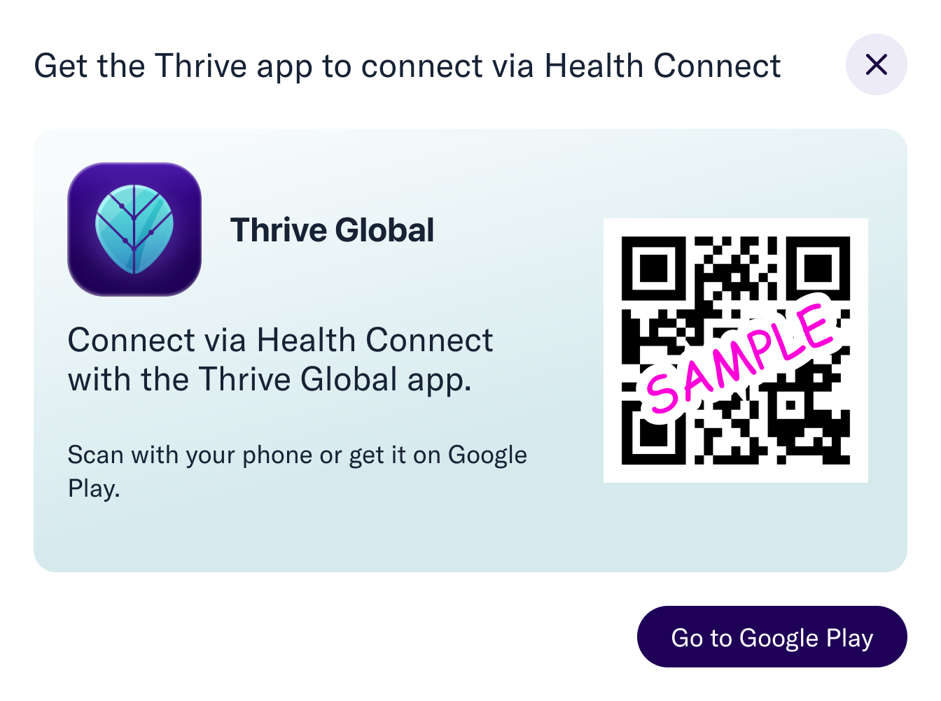 Connecting Google Health Connect with Thrive – Thrive Global FAQ